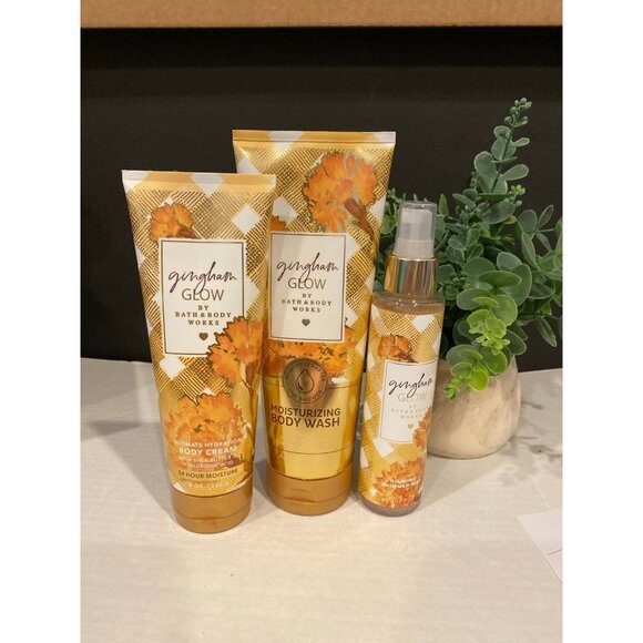 Bath & Body Works | Bath & Body | Bath Body Works Gingham Glow New 3 Pc ...